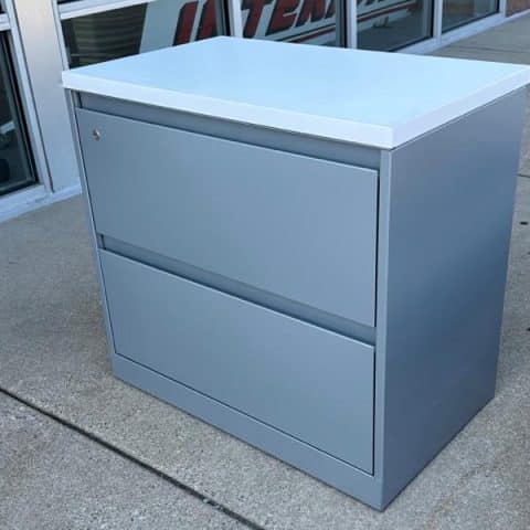 Steelcase Universal Series 2 Drawer Lateral File with Laminate Top ...