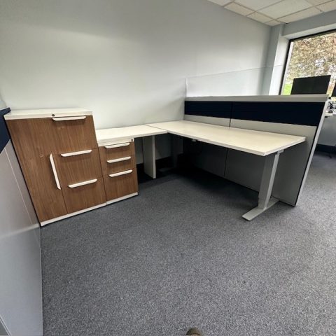 Haworth Compose Height Adjustable Workstation - Excel Office Interiors