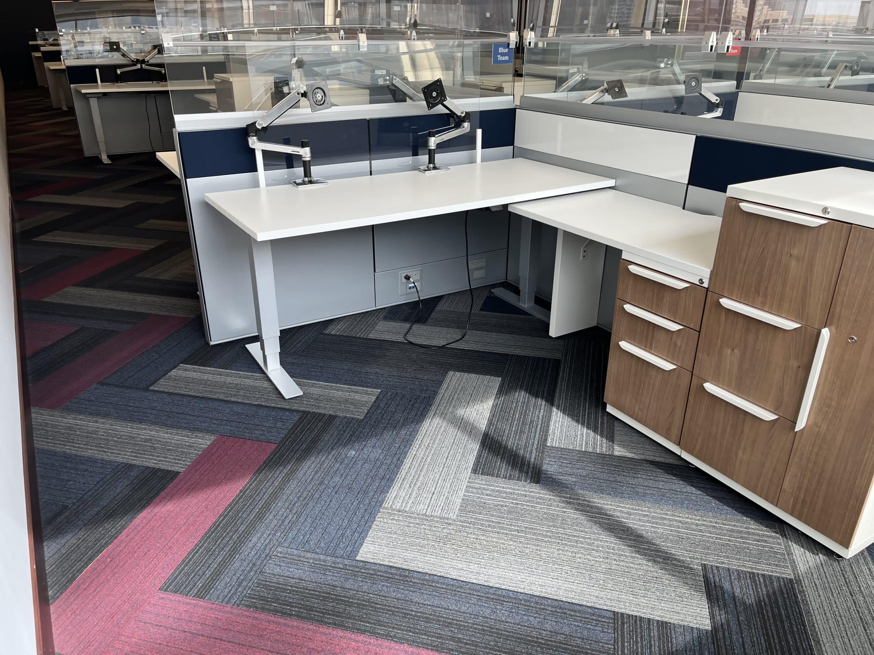 Haworth Compose Height Adjustable Workstation - Excel Office Interiors